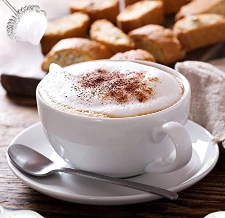 Mixer Electric pentru Spuma Lapte, Spumator Cafea Portabil cu Suport M ...